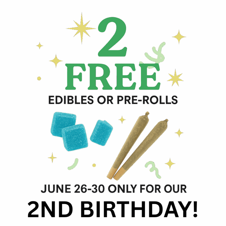 2 Free Prerolls Or Edibles - The Human Condition Shop