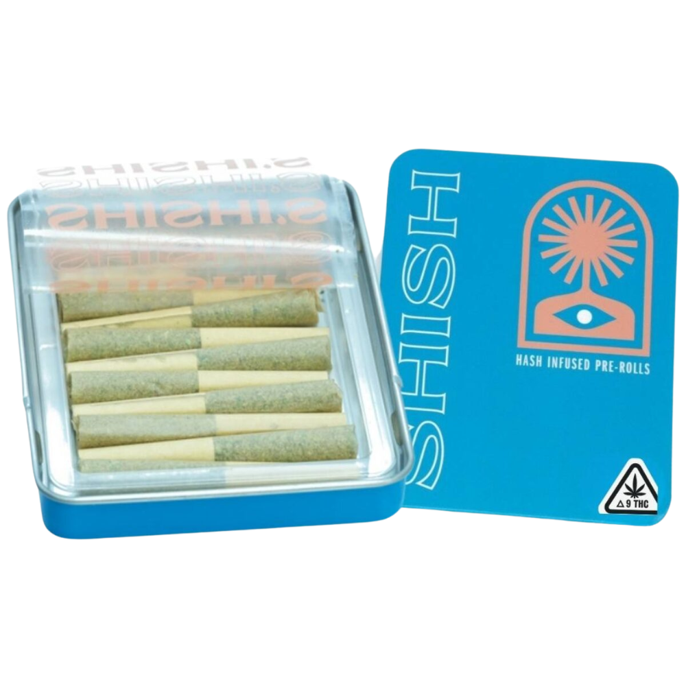 Hash Infused Mini Pre-Rolls • 12 Joints per tin • 3.6 Grams Total THCa ...